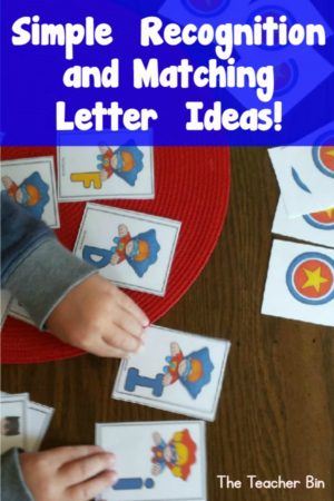 Simple Alphabet Recognition and Matching Letters Ideas