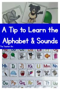 A Tip to Learn The Alphabet and Sounds