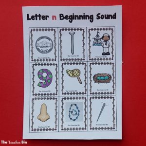 Gingerbread Beginning Sound Game