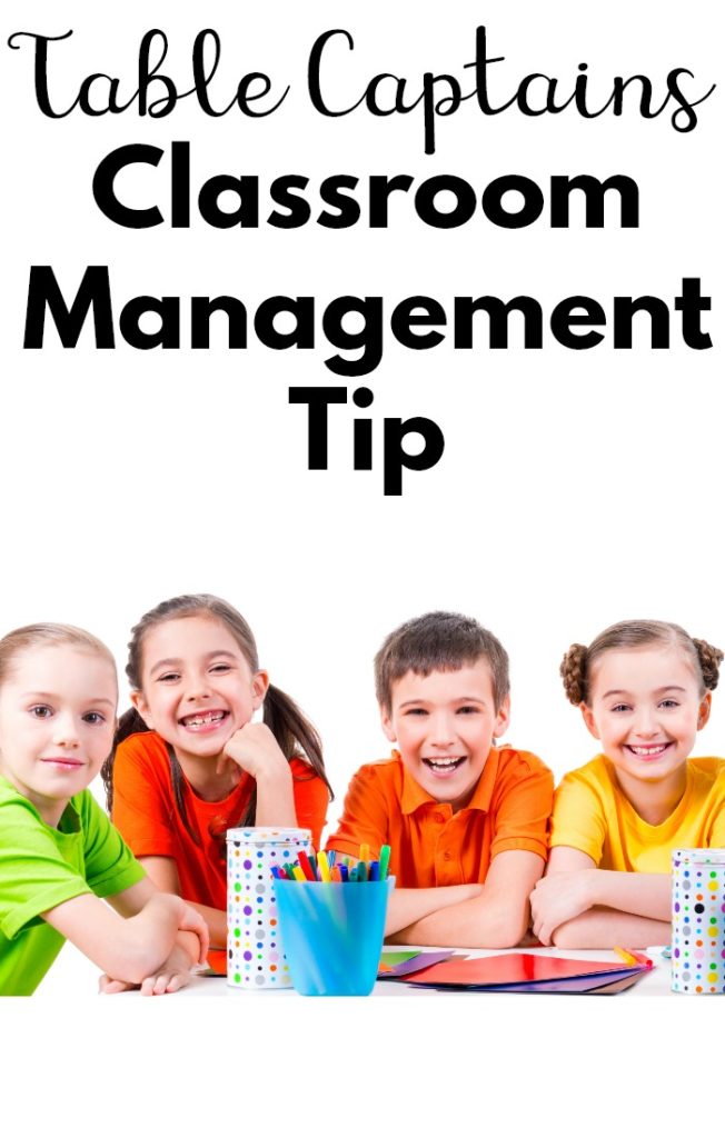 Kindergarten Classroom Management With Table Captains