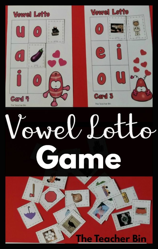 Vowel Lotto Game