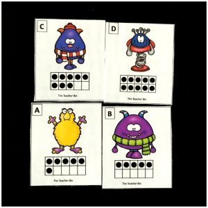 Kindergarten Subitizing Math Game – Freebie
