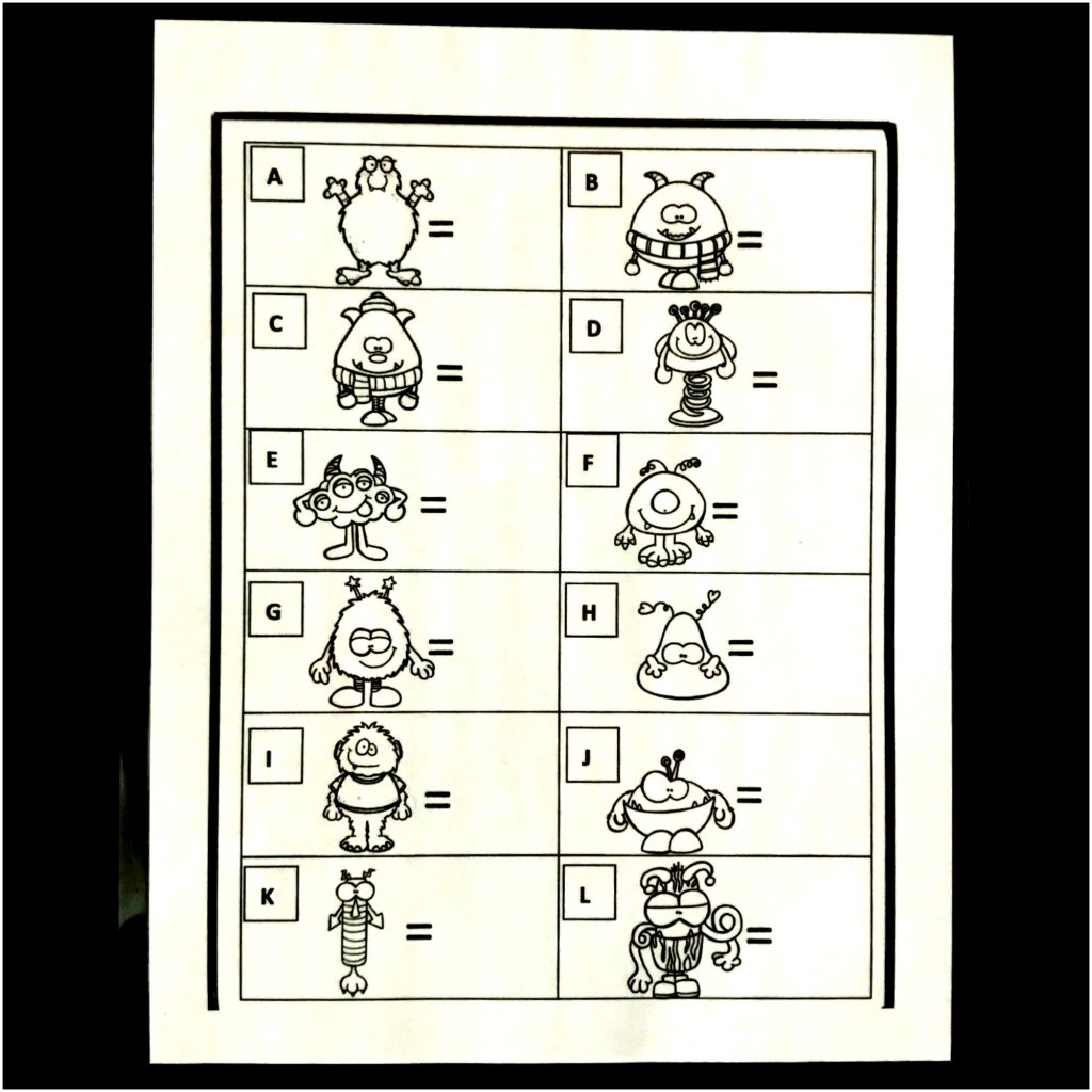 Kindergarten Subitizing Math Game – Freebie