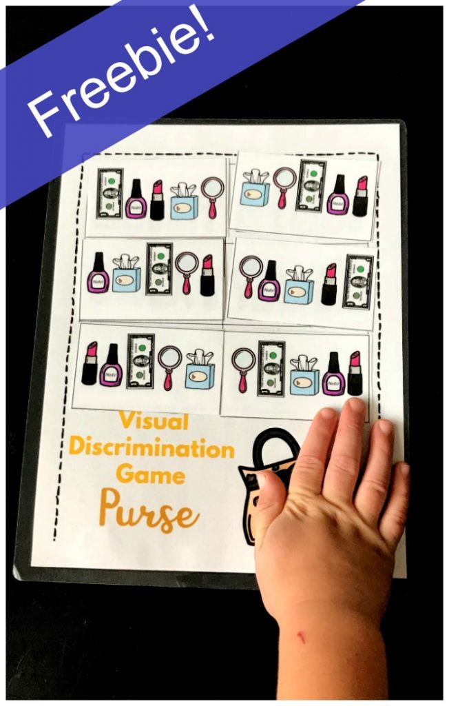 Kindergarten Visual Discrimination Game – Freebie